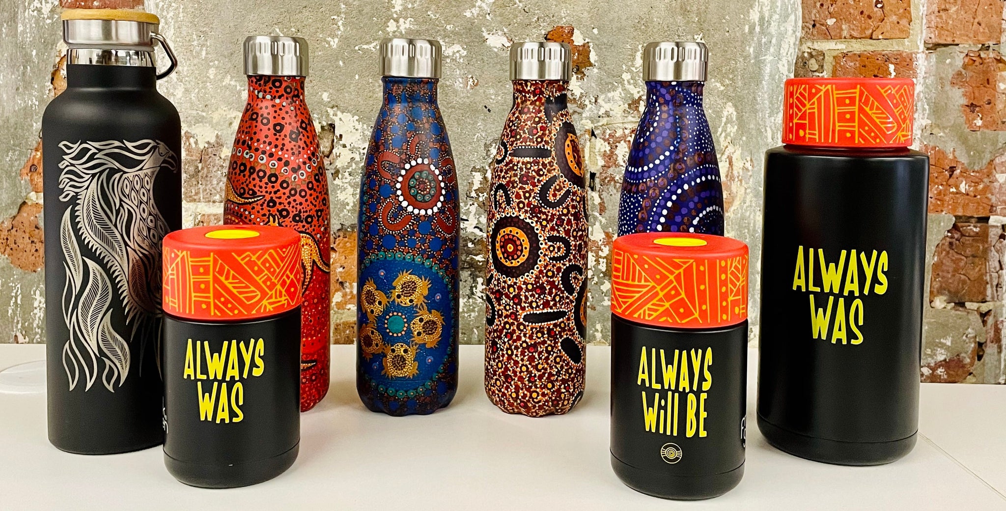 Aboriginal Water Bottles | Welcome To Country