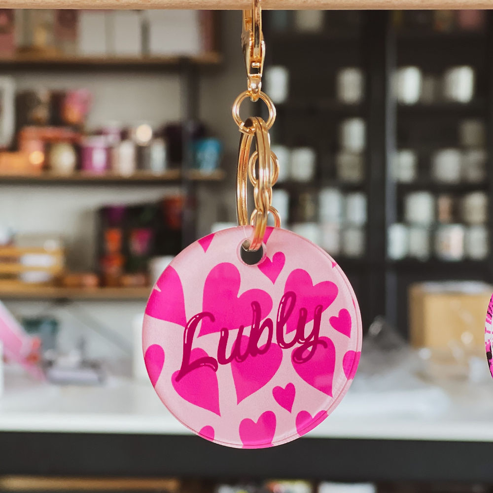 Aboriginal Artwork 'Lubly' Keyring