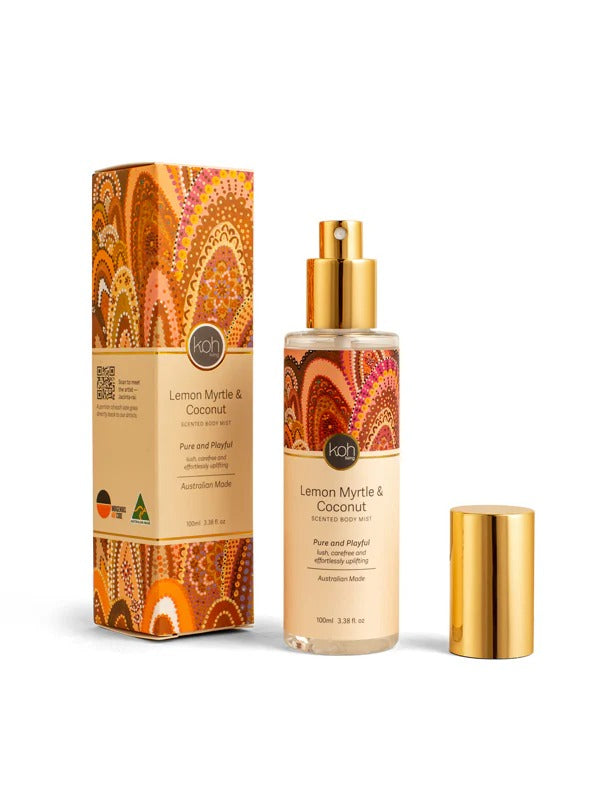Aboriginal Native Lemon Myrtle & Coconut Body Mist